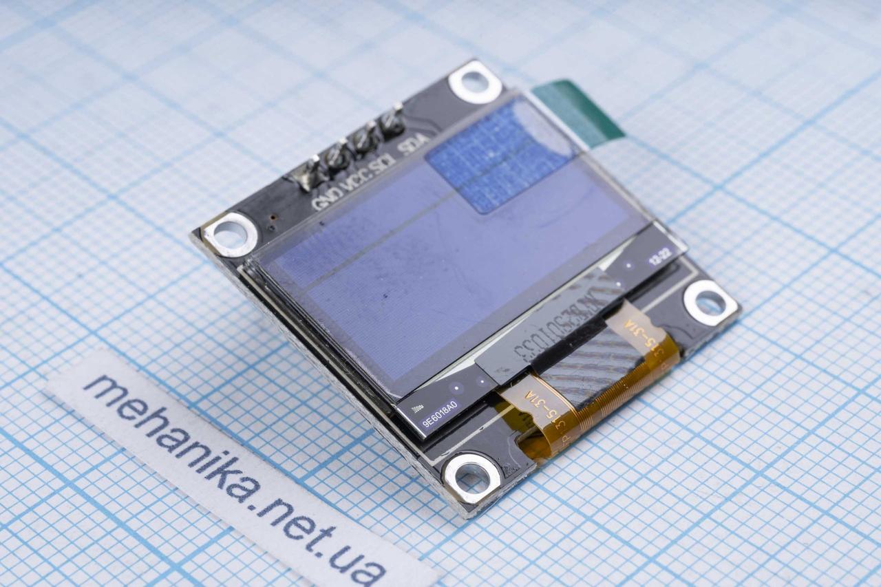 OLED дисплей графічний SSD1306 I2C 0.96 128×64 Arduino AVR STM32 (жовто-блакитний) (ID ...