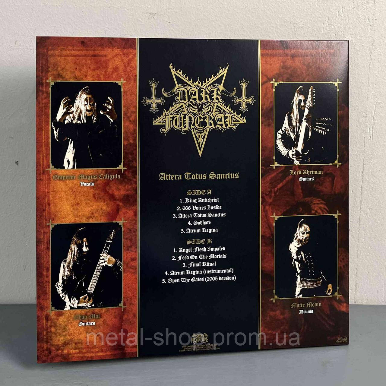 Dark Funeral - Attera Totus Sanctus LP (Gatefold Black Vinyl) (ID ...