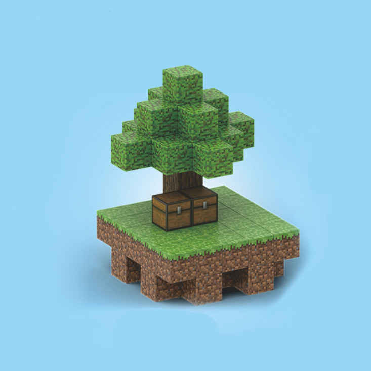 Магнітний конструктор Майнкрафт 64 деталі. Конструктор Minecraft на ...