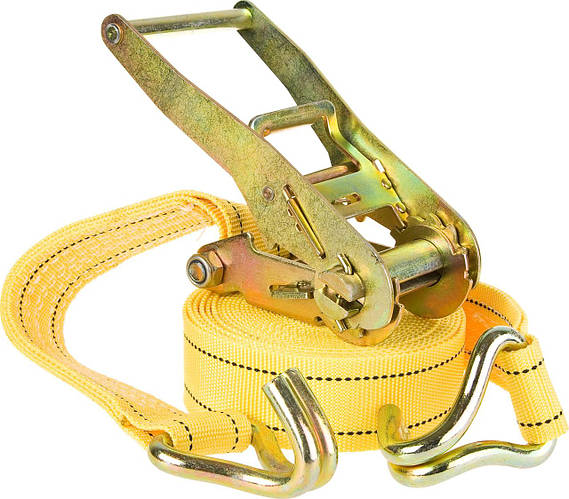 Купить Стяжка груза 5Т. ST-212D-12 YL 50мм х 12м (мех.+трос), цена 732. ...