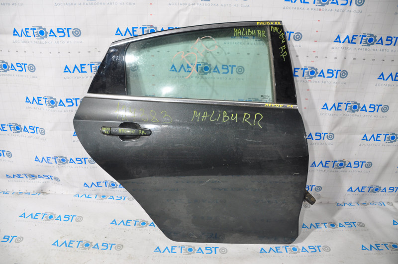 Дверь в сборе задняя правая Chevrolet Malibu 16-23 чёрный 84103473 ...