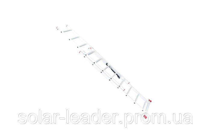 Купить Лестница 2-х раскладная Intertool - 3960 мм х 2x8 ступеней, цена ...