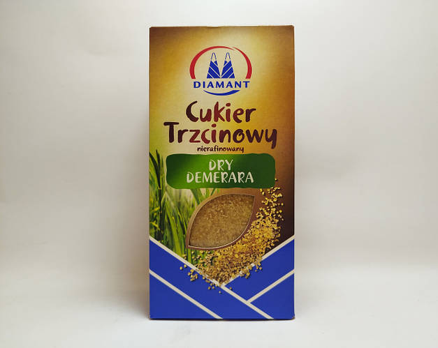 Цукор тростинний Демерара,Diamant, нерафінований, коричневий 500 г (ID ...