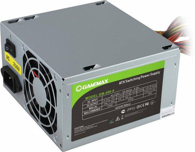 Купить ХІТ Дня: Блок живлення ATX GameMax GM-400-8CM ATX 400W 80 PLUS Bronze !, цена 1436 ...