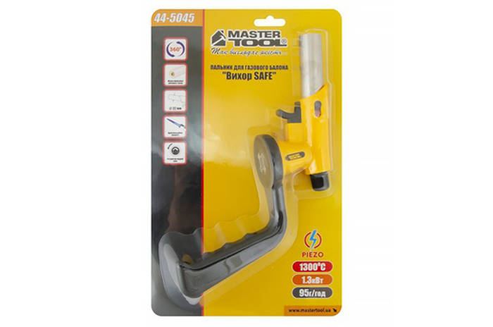 Горелка газовая c пьезоподжигом Mastertool - 22мм Вихрь Safe (ID#1884345066), цена: 383.80 ...