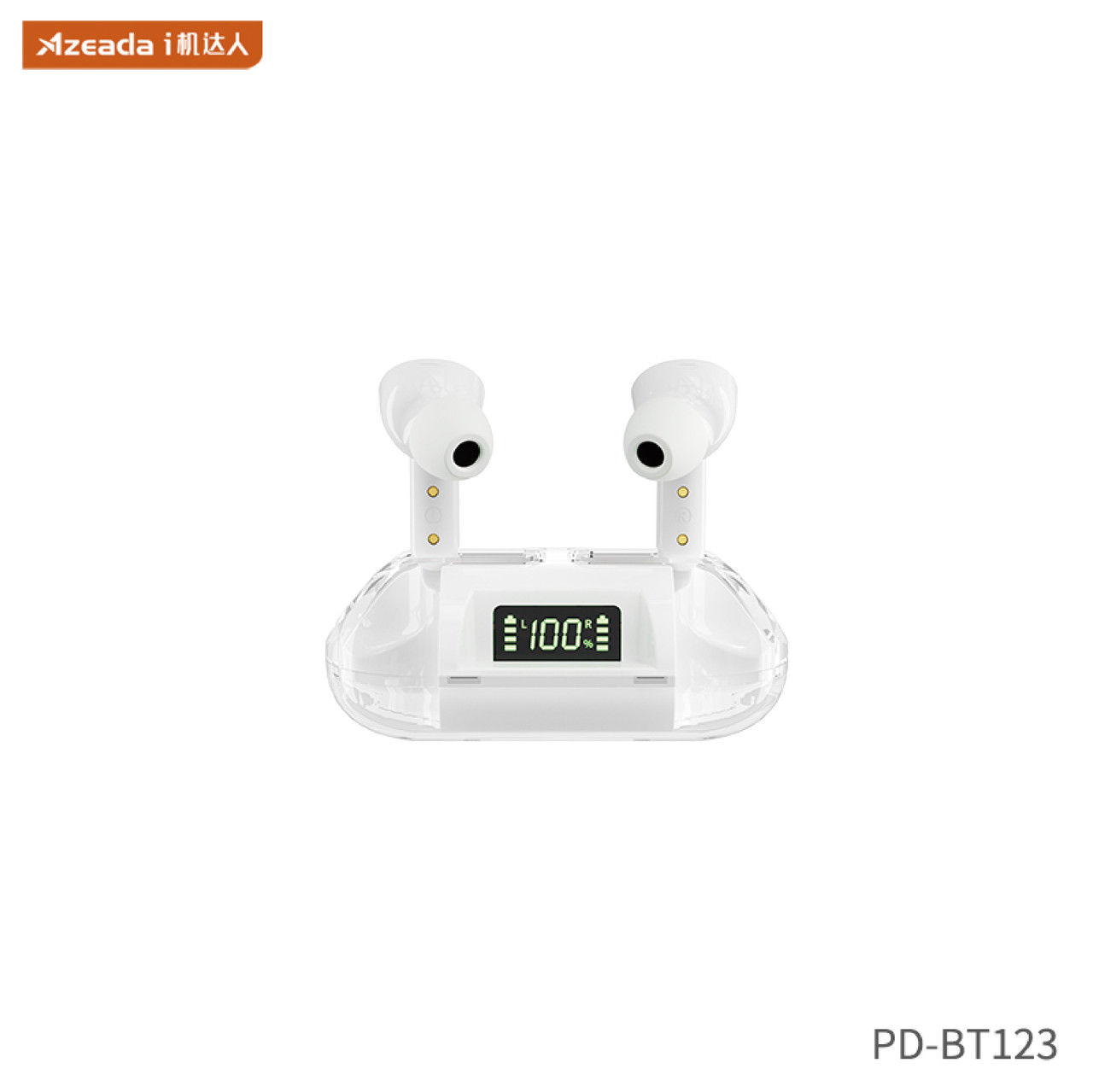 Навушники Proda Azeada Aier TWS PD-BT123 White (ID#1884410608), ціна: 399 ₴, купити на Prom.ua