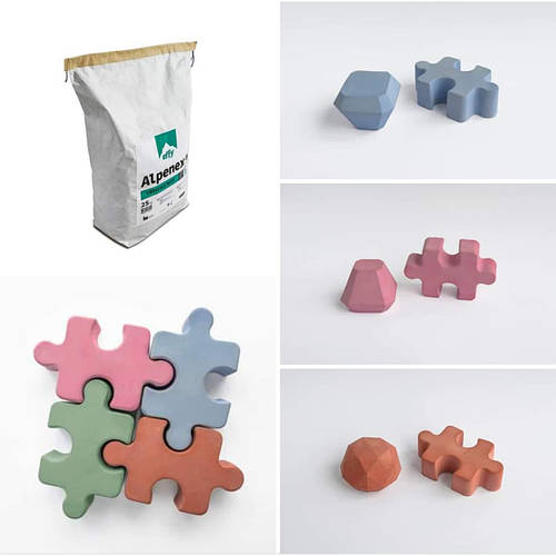 Гипс зуботехнический модельный высокопрочный, ТМ Alpenex, type 3, синий ...