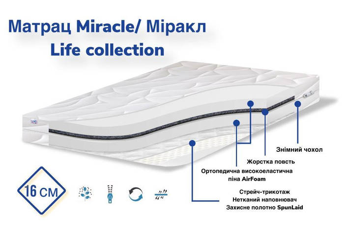 Матрас ортопедический Family Sleep Miracle детский 80x160 (ID ...