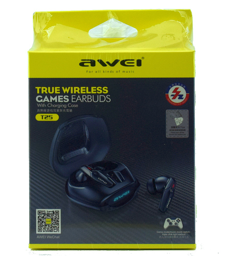 Купить Bluetooth наушники AWEI T25 TWS Bluetooth, цена 503.55 ₴ — Prom ...