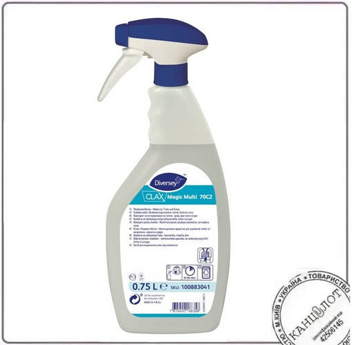Купити Засіб видалення плям DIVERSEY CLAX MAGIC MULTI 70C2, 750мл ...