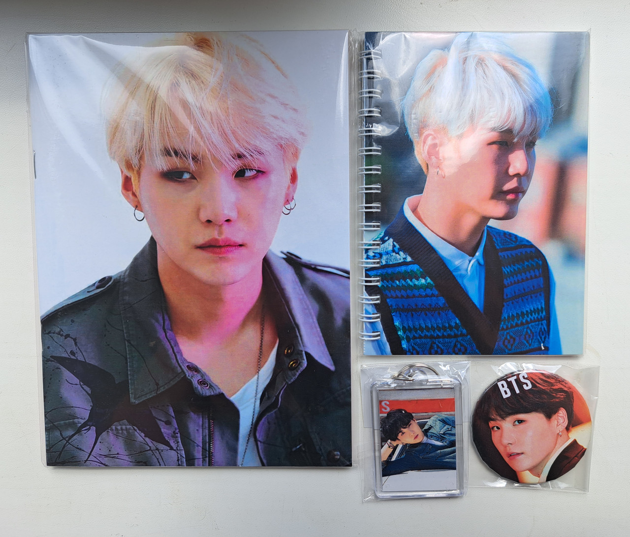 Купити Скетчбук на скобі Блокнот Брелок Значок Suga Min Yoongi