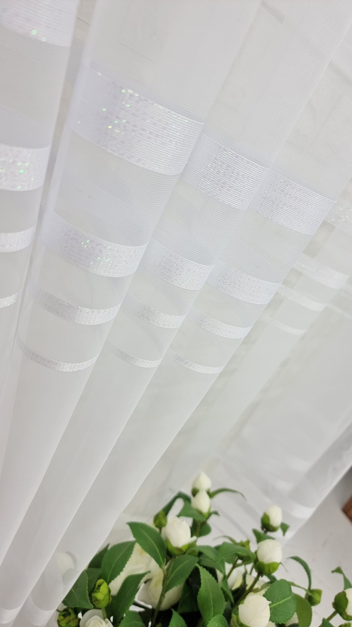 Тюль для вікна смуга тюль смугами в Києві Готові тюлі та гардини від Декор Текстиль