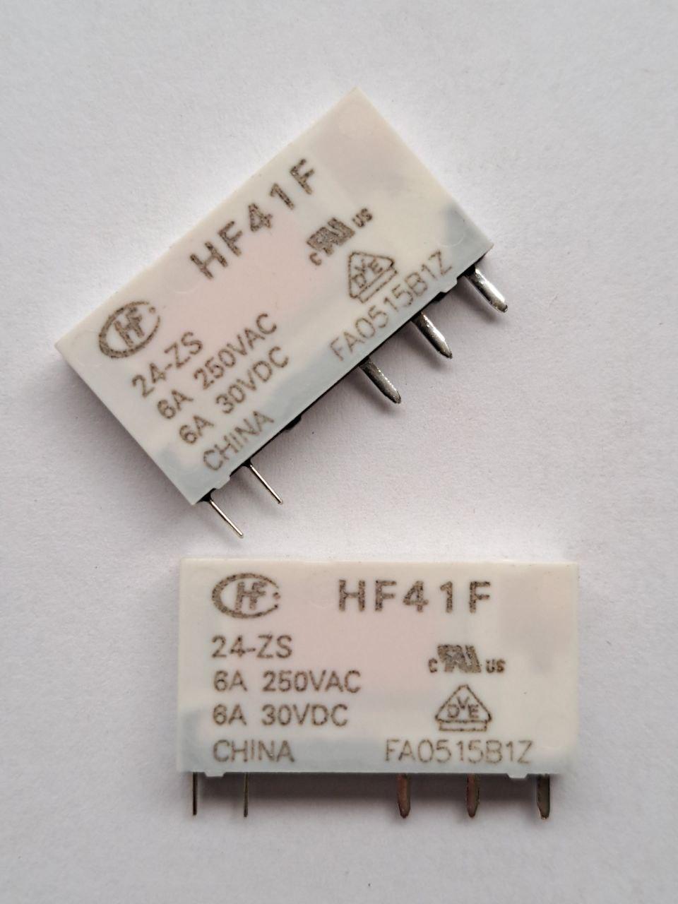 Реле 24V 6A 5pin (1open) HF41F 24-ZS (ID#1885855403), цена: 133 ...