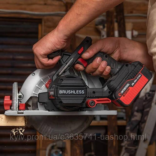 Купить Пила дисковая аккумуляторная Intertool - 20 В x 190-200 мм Brushless Storm. (MalM), цена ...