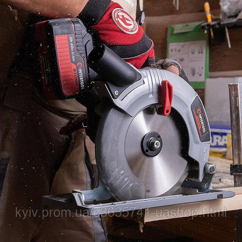 Купить Пила дисковая аккумуляторная Intertool - 20 В x 190-200 мм Brushless Storm. (MalM), цена ...