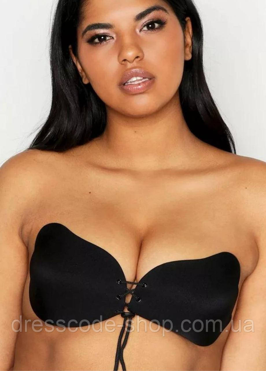 Бюстгальтер-невидимка fly bra Черный на шнуровке, цена: 250 ₴, купить на Prom.ua