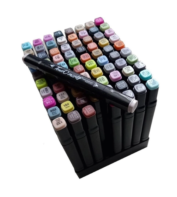 Набор скетч-маркеров для рисования двусторонние Touch 262 шт (ID#1886392837), цена: 1403.02 ...