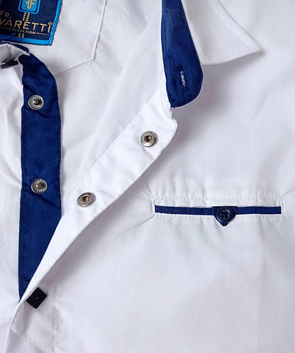 Купить Белая рубашка трансформер для мальчика подростка в школу, цена ...