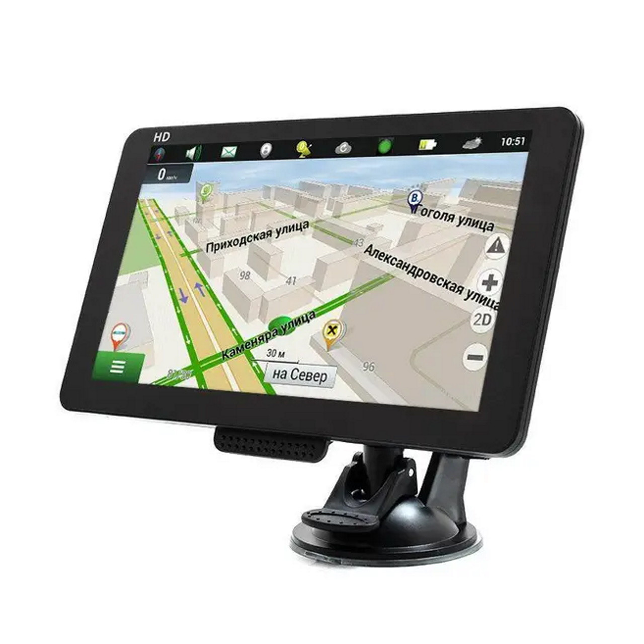 Автомобильный 7" GPS Навигатор 7004 8gb Мощный Планшет Навигатор для ...