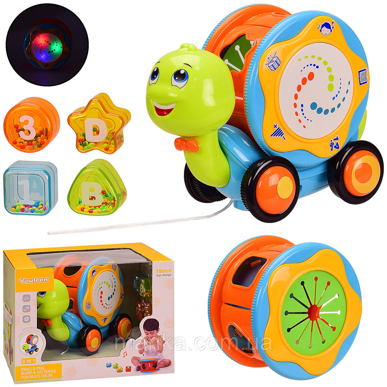 Купить Логіка-сортер арт. 33301 (1953572) (8шт)фігурки-вкладиші,світло ...