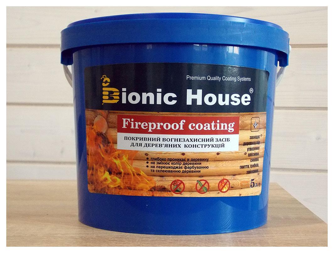 Купить Bionic-House fireproof coating 10кг. Огнезащитное средство для ...