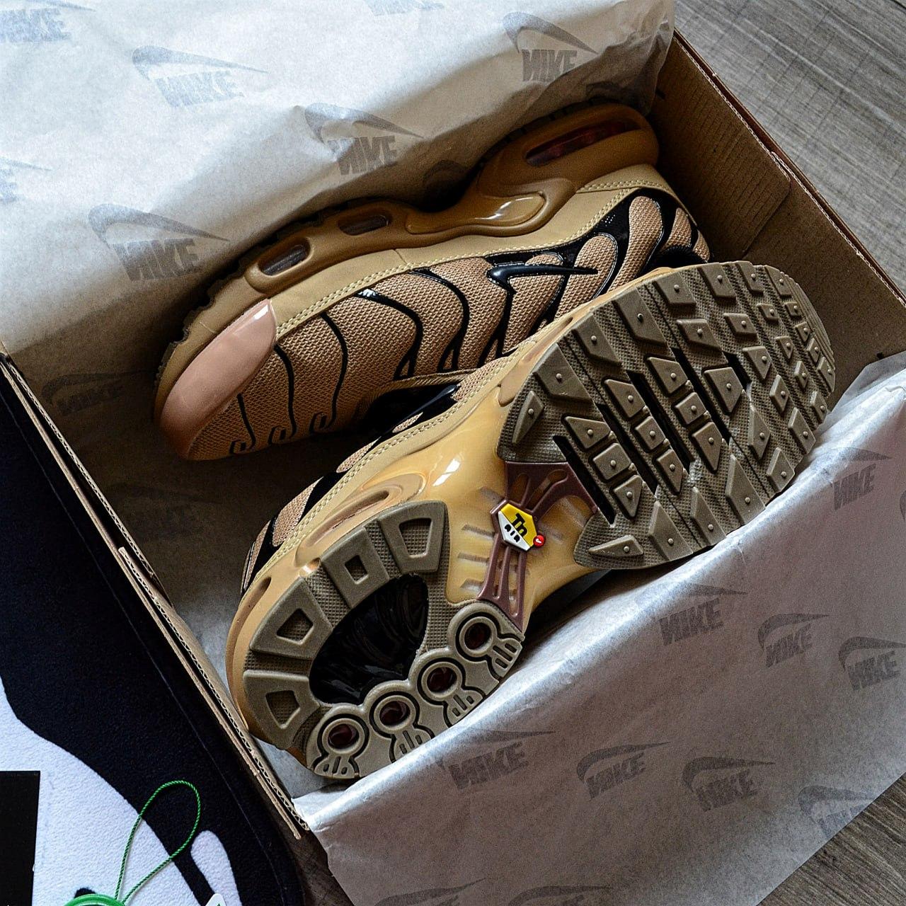 Nike Air Max Plus Tn Desert GS Beige Мужские кроссовки Найк Аир Макс ТН ...