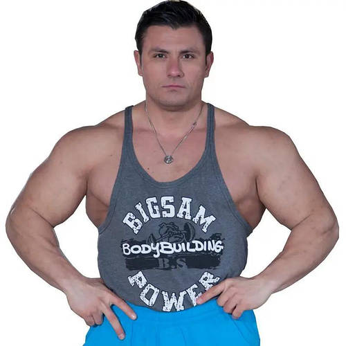 Майка Big Sam 2199 М Серый (ID#1887240951), цена: 920 ₴, купить на Prom.ua