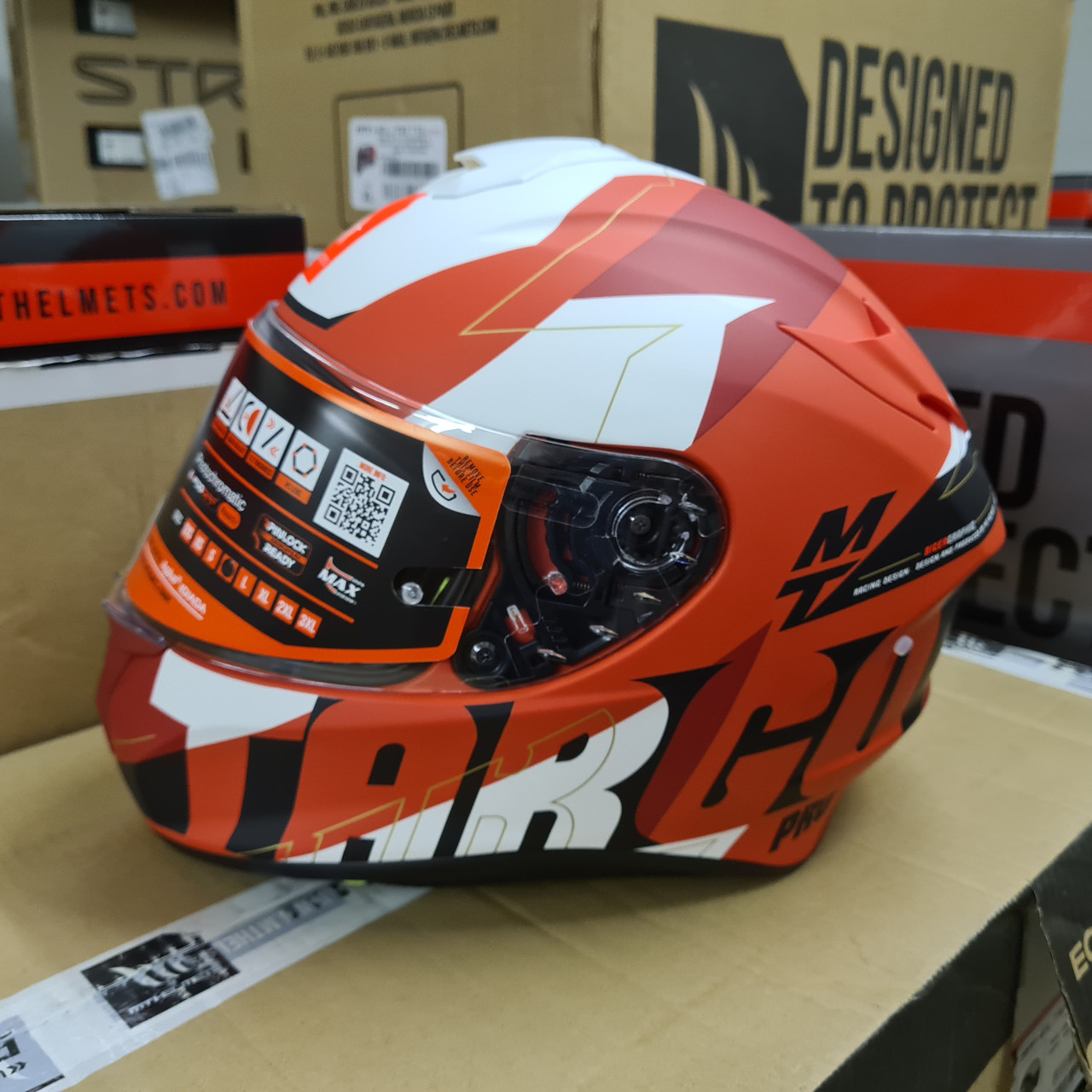 Мотошлем MT TARGO PRO Biger C5 Matt Pearl Red XS (ID#1833574173), цена ...