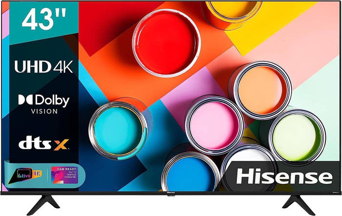 Телевизор 43 дюймов Hisense 43A6FG (Bluetooth 4K Smart TV HDR) (ID ...