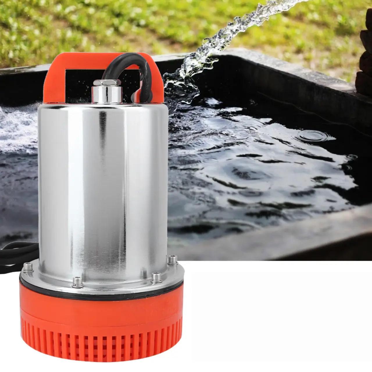 Потужний насос для поливу ділянки з річки 12В REWOLT Водяний насос 50л ...