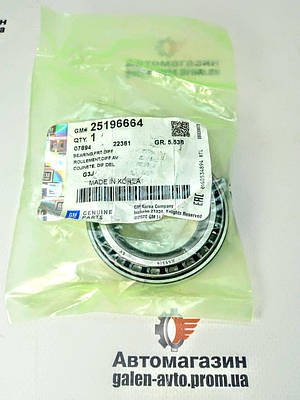 Подшипник коробки дифференциала Lanos, Aveo, Nexia, Lacetti "GM" (ID ...