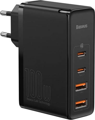 Купить Адаптер сетевой Baseus GaN2 Pro Quick Charger 2C+2U 2Type-C 2USB ...