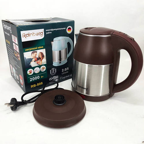 Купить Электрочайник Rainberg RB-808 2 л нержавеющая сталь. Цвет ...