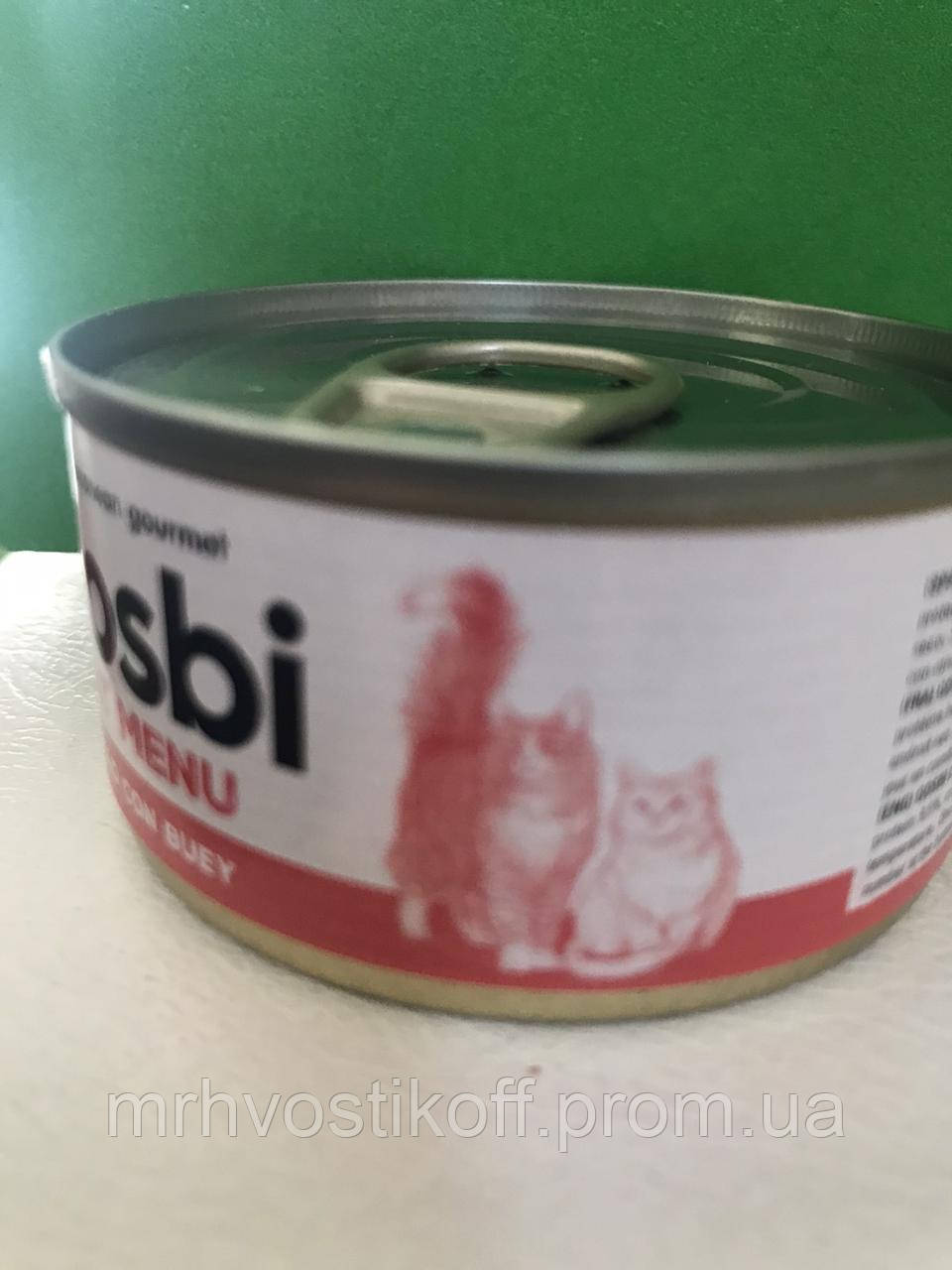 Купить Gosbi cat menu корм для котов курица с телятиной, паштет, 85г ...