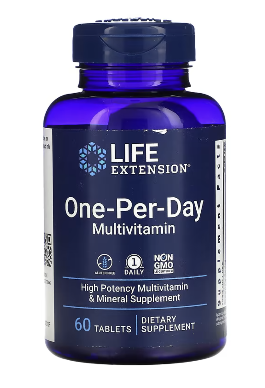 Мультивітаміни One-Per-Day - 60 таблеток - Life Extension (ID ...