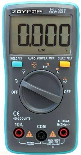 Купить Мультиметр ZOYI ZT-100, цена 629 ₴ — Prom.ua (ID#1888783959)