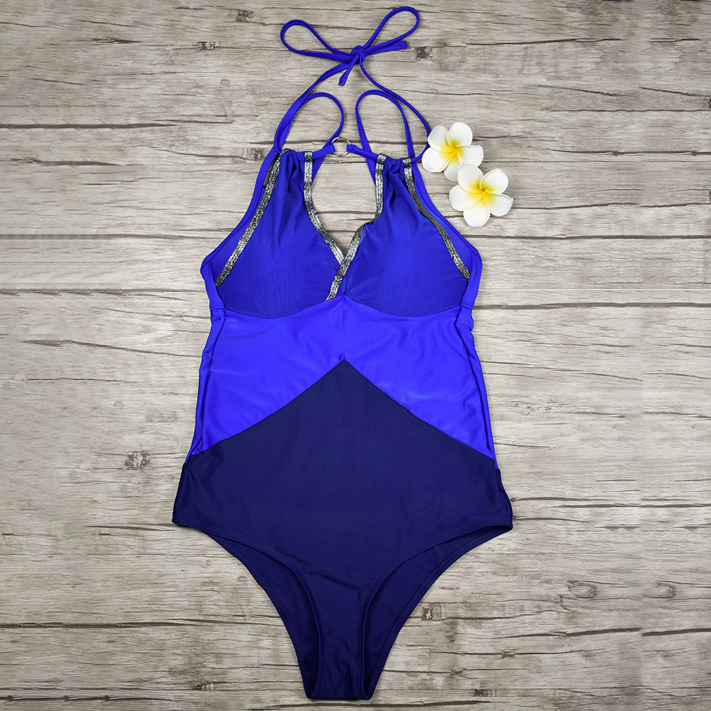 Слитный Женский Купальник с Сеткой Бандо Большого Размера — в Категории ...