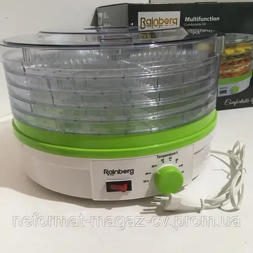 Купити Електричний сушильний апарат, сушарка - дегідратор для овочів, фруктів, грибів та трав ...