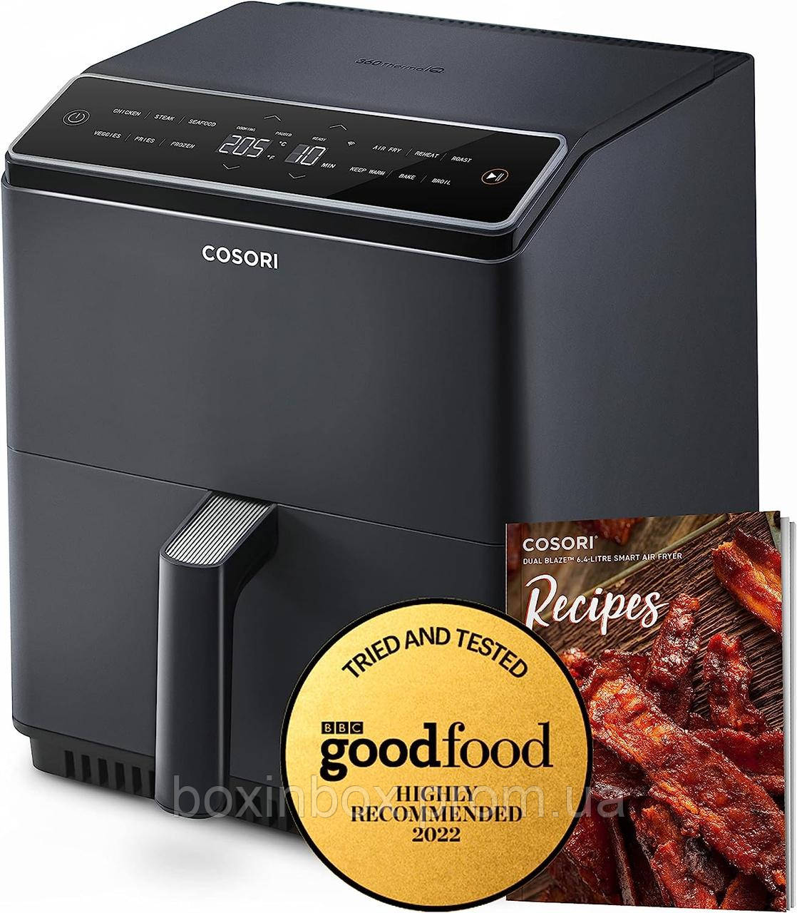 Духовка COSORI Smart Air Fryer Oven Dual Blaze 6,4 л, (Уценка) двойные ...