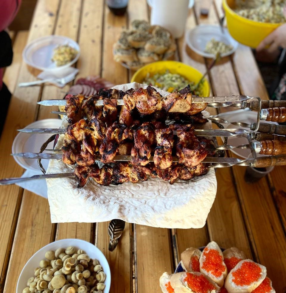 Цена на Шампуры с деревянной ручкой из нержавейки 3мм/12/630мм ...