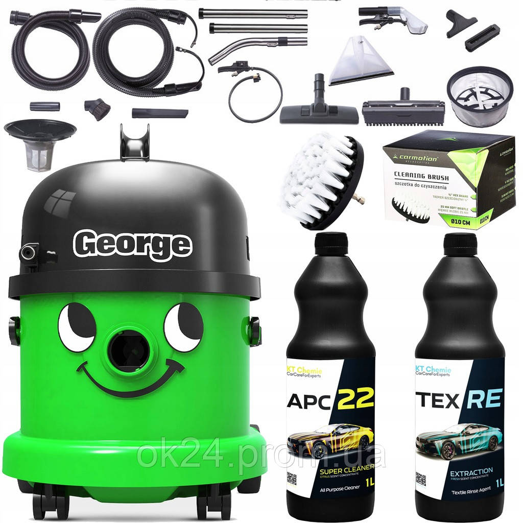 Купить Пилосос миття Numatic George 1060 Вт зелений, цена 23830 ...