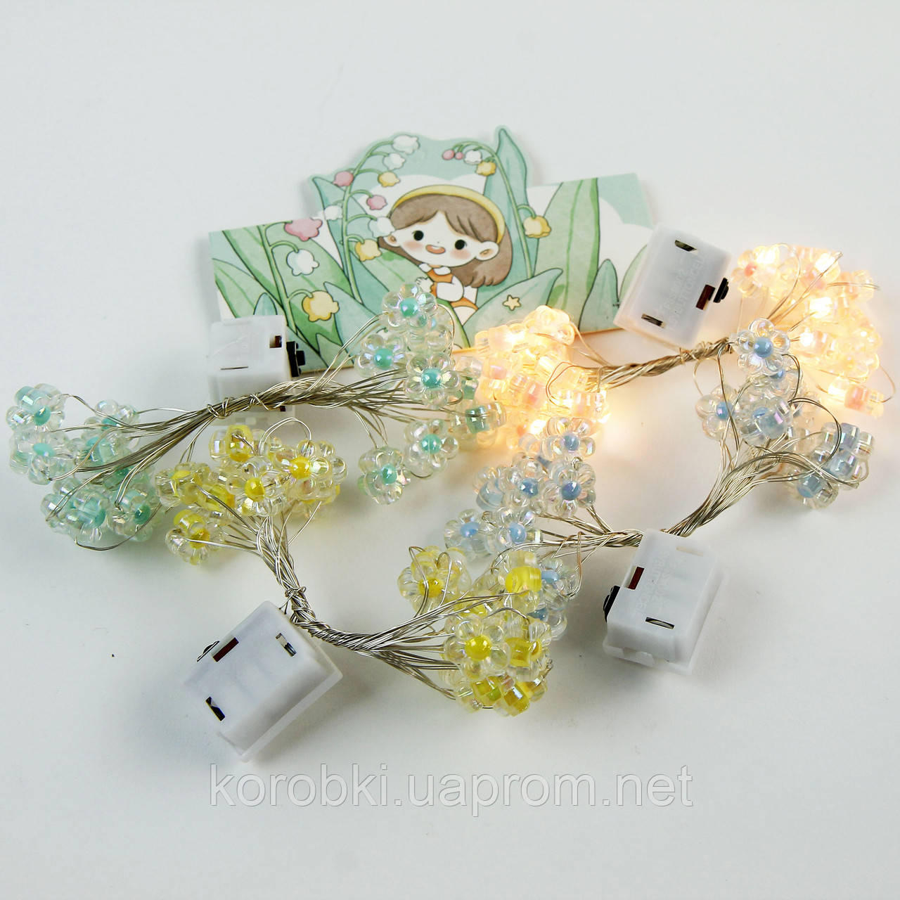 Підсвічування для подарункової коробки на батарейках (2 м довжина ...