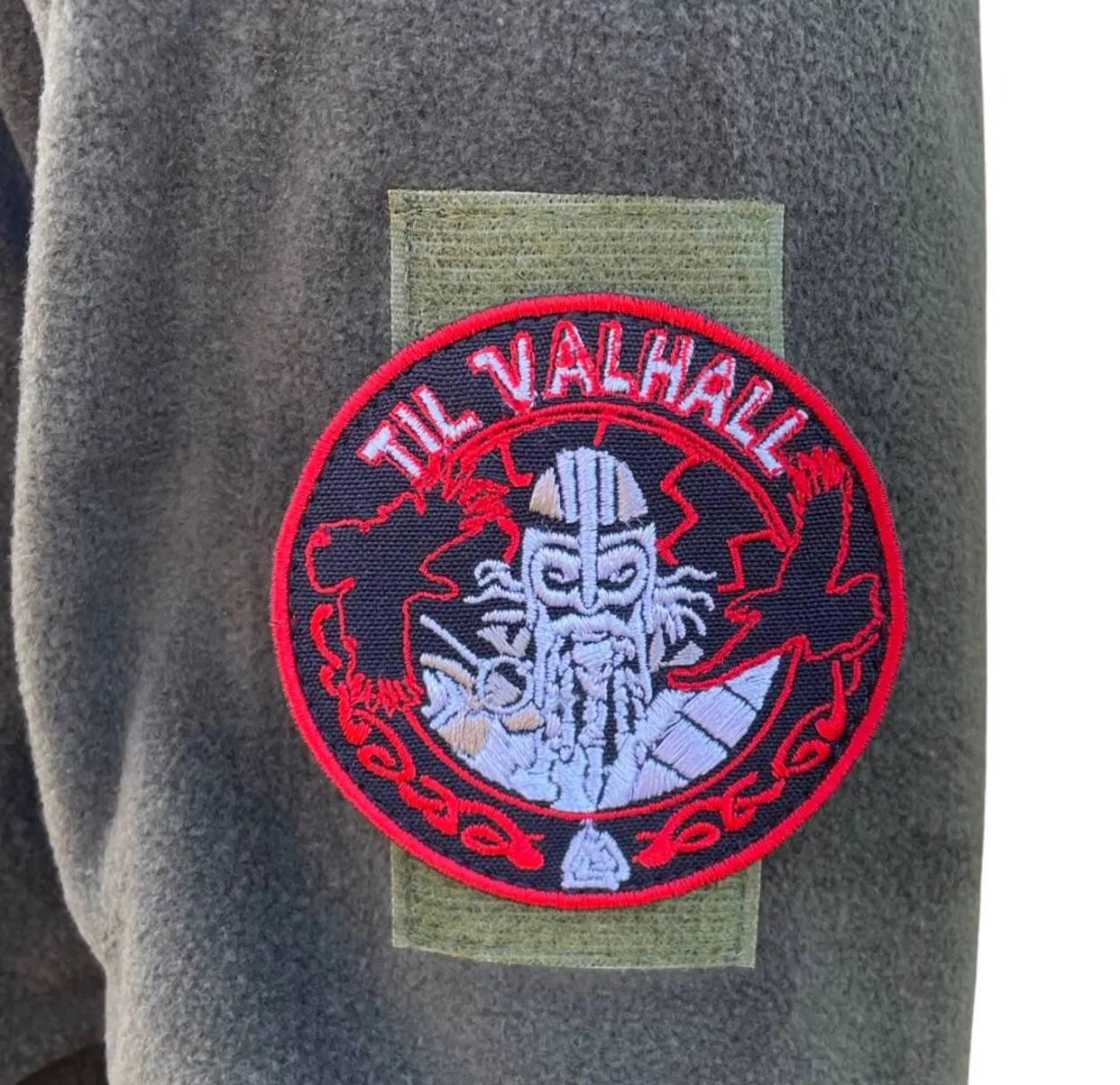 Купити Шеврон "TIL VALHALL" круглої форми / Для військових ЗСУ / ЛЮКС ...