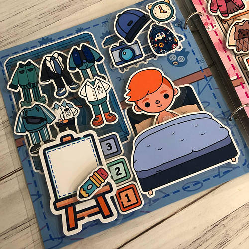 Toca Boca Тока Бока альбом-книга на липучках з новими локаціями ...