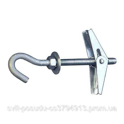 Анкер бабочка 10*50/М4 С-крюк, Анкер пружинный "Зонтик" (ID#1889942887 ...
