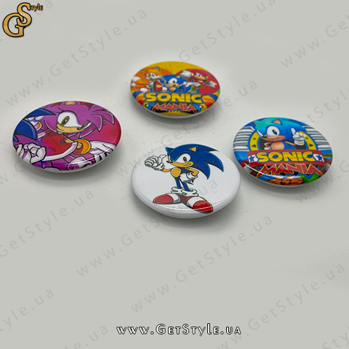 Значки Сонек Sonic Badges 5 шт. (ID#1889945457), ціна: 155 ₴, купити на ...