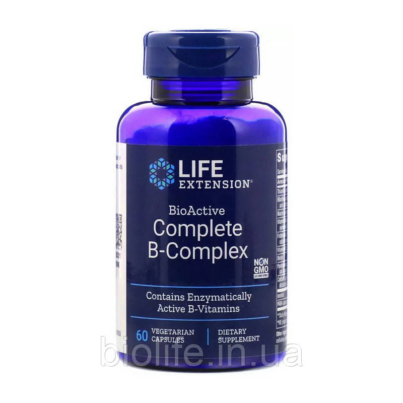 Купить BioActive B-Complex Complete (60 veg caps), цена 460 ₴ — Prom.ua ...