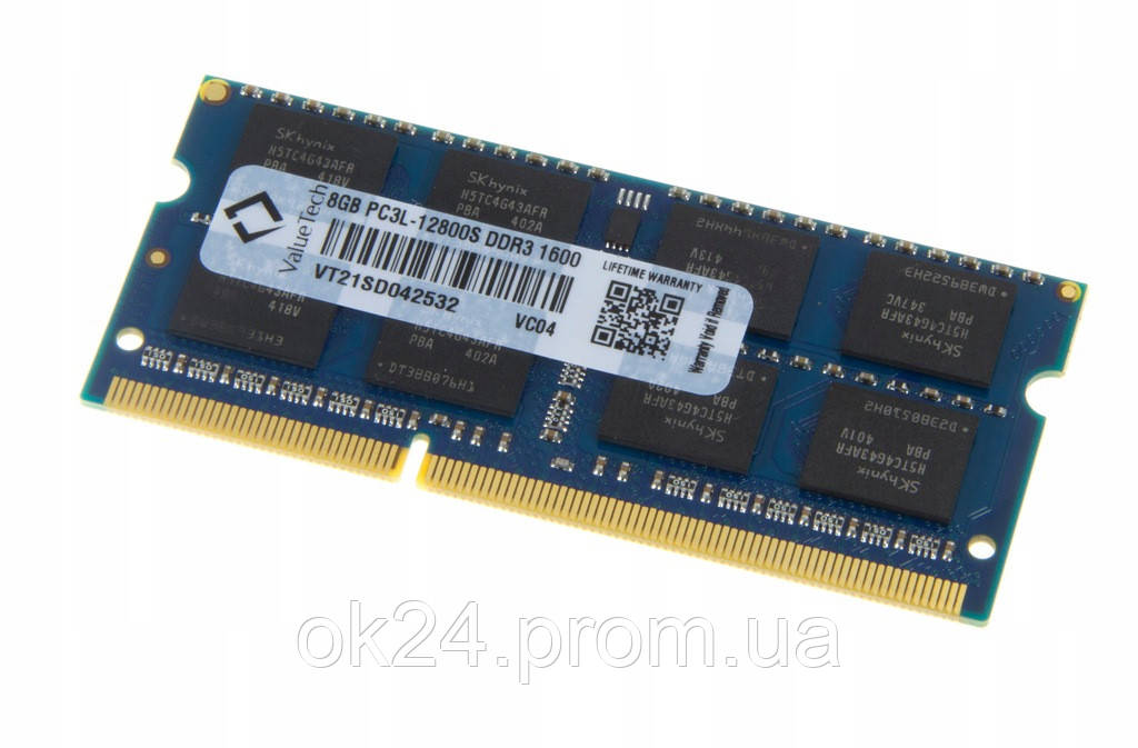 Купить Оперативна пам'ять DDR3 Value Tech 56308 8 ГБ, цена 67570 ...