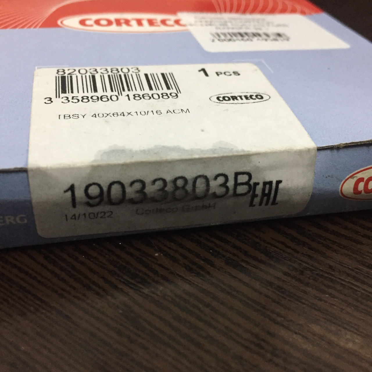 Купить Сальник хвостовика редуктора CORTECO 19033803B 40x64x10 FORD ...