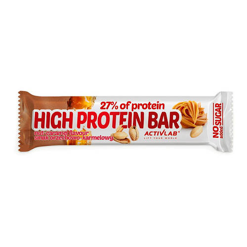 Протеиновый батончик ActivLab High Whey Protein Bar 49 g (Peanut ...